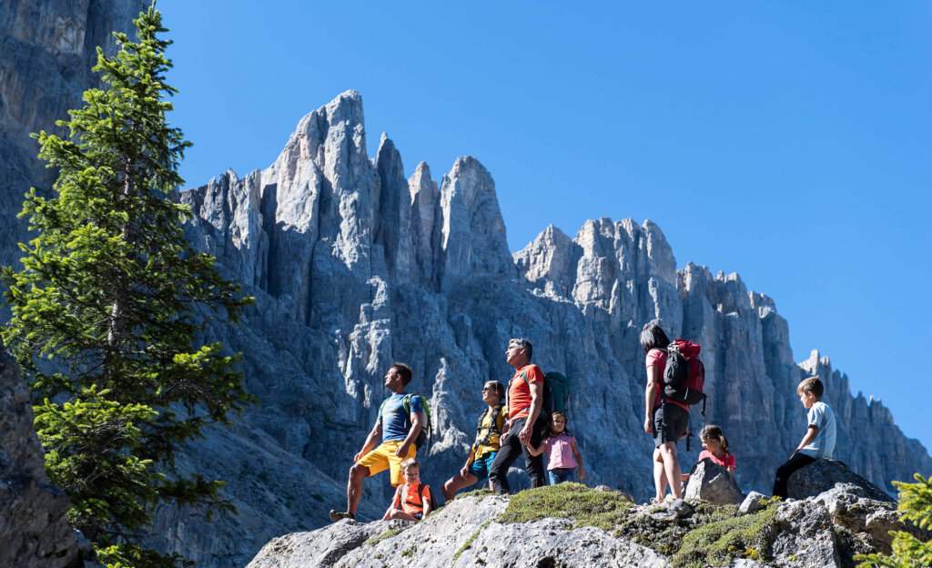 Hiking in Obereggen on the Latemar, Dolomites ☼ Hotel Sonnalp